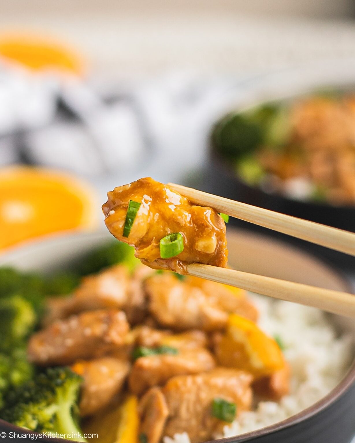 Better than Takeout Orange Chicken {Soy Free} Shuangy's Kitchensink