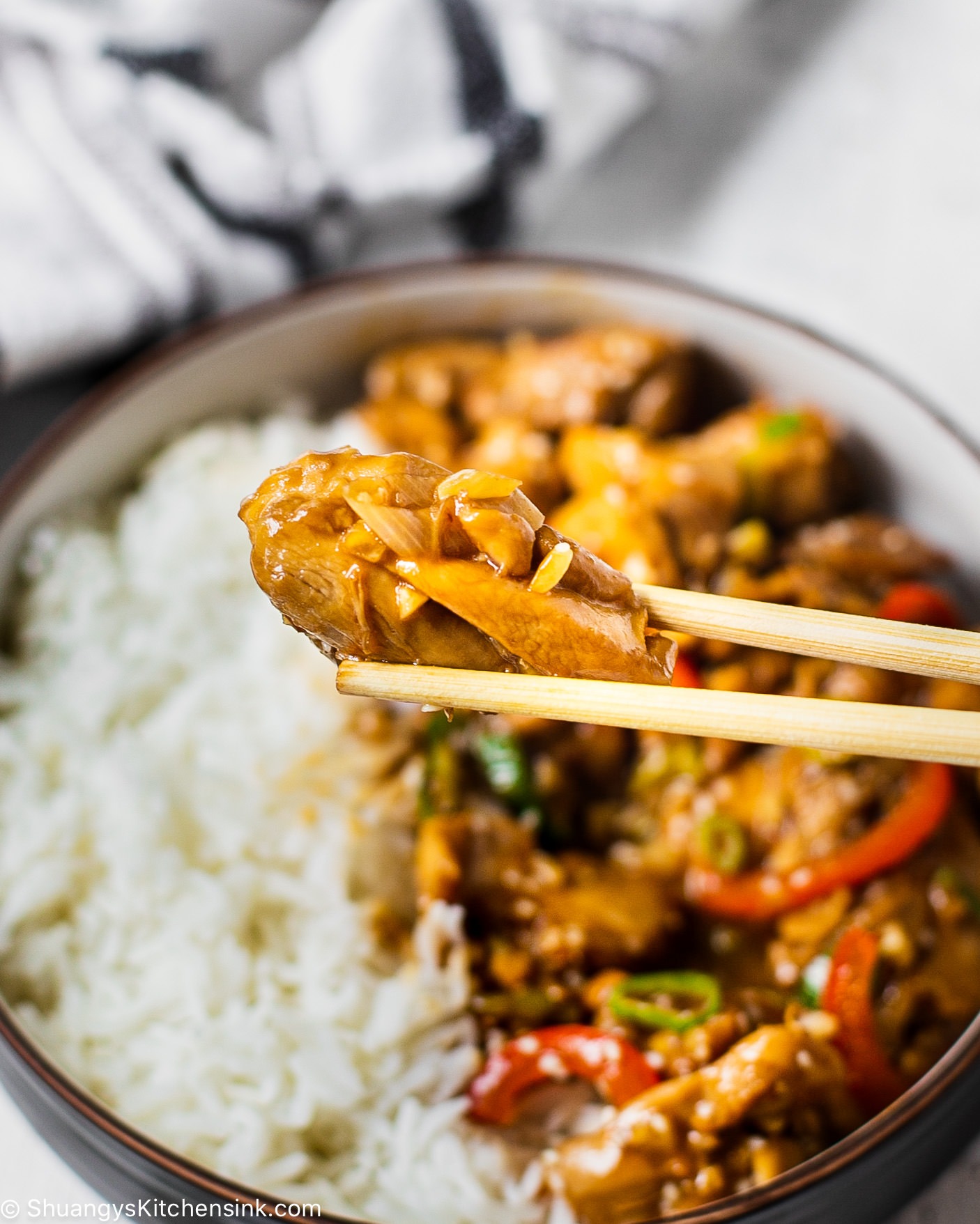 Chinese Garlic Chicken {20 minutes} | Shuangy's Kitchesnink