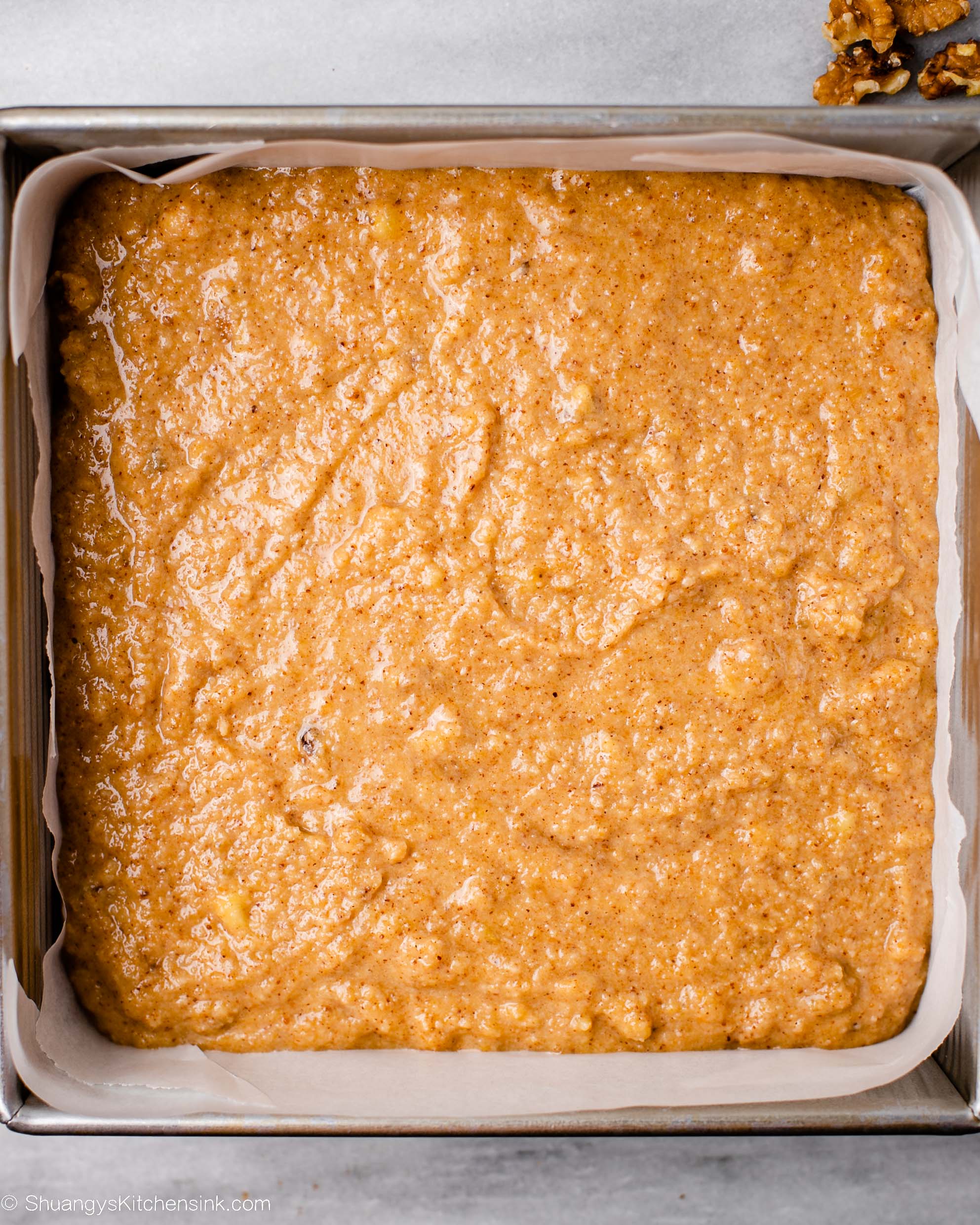 Maple Walnut Banana Bread Bars Paleo Shuangy S Kitchensink