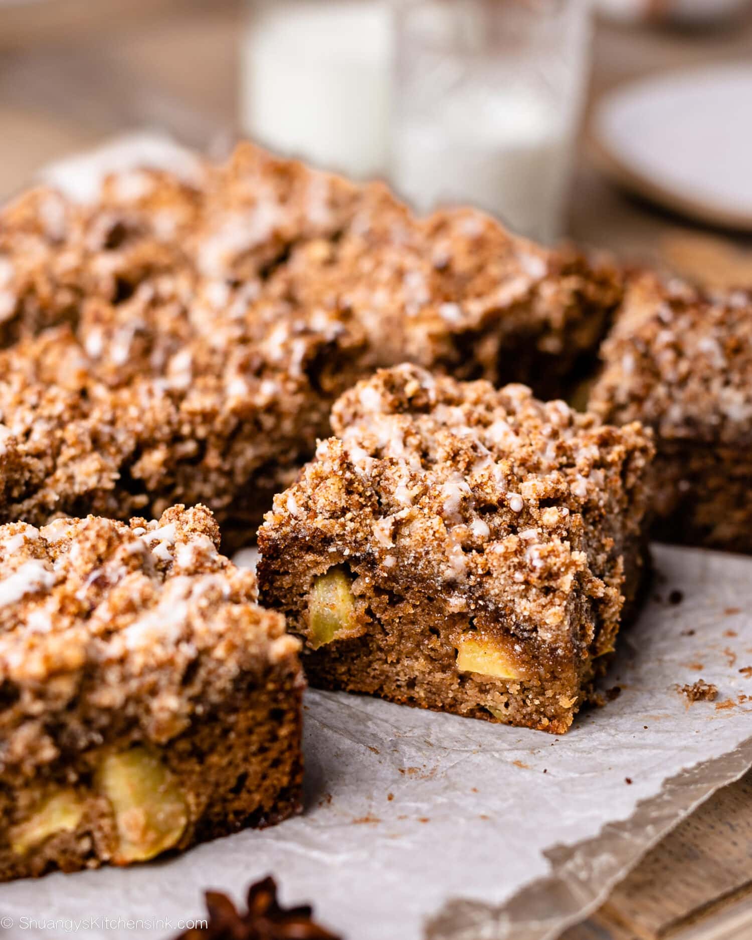 Apple Butter Coffee Cake {with Almond Flour} | Shuangy's Kitchensink