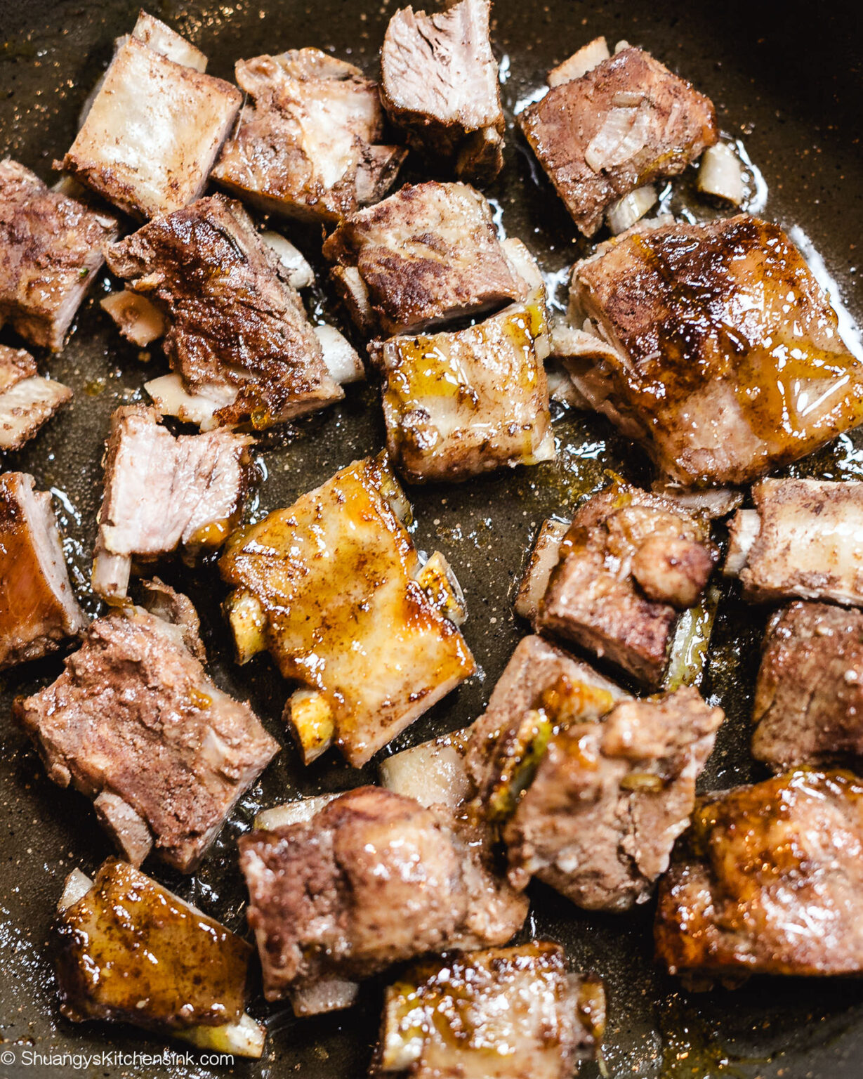 Red Braised Ribs (Hong Shao Pai Gu) | Shuangy's Kitchensink