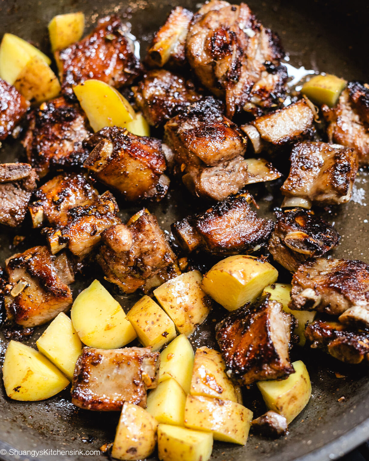 Red Braised Ribs (Hong Shao Pai Gu) | Shuangy's Kitchensink