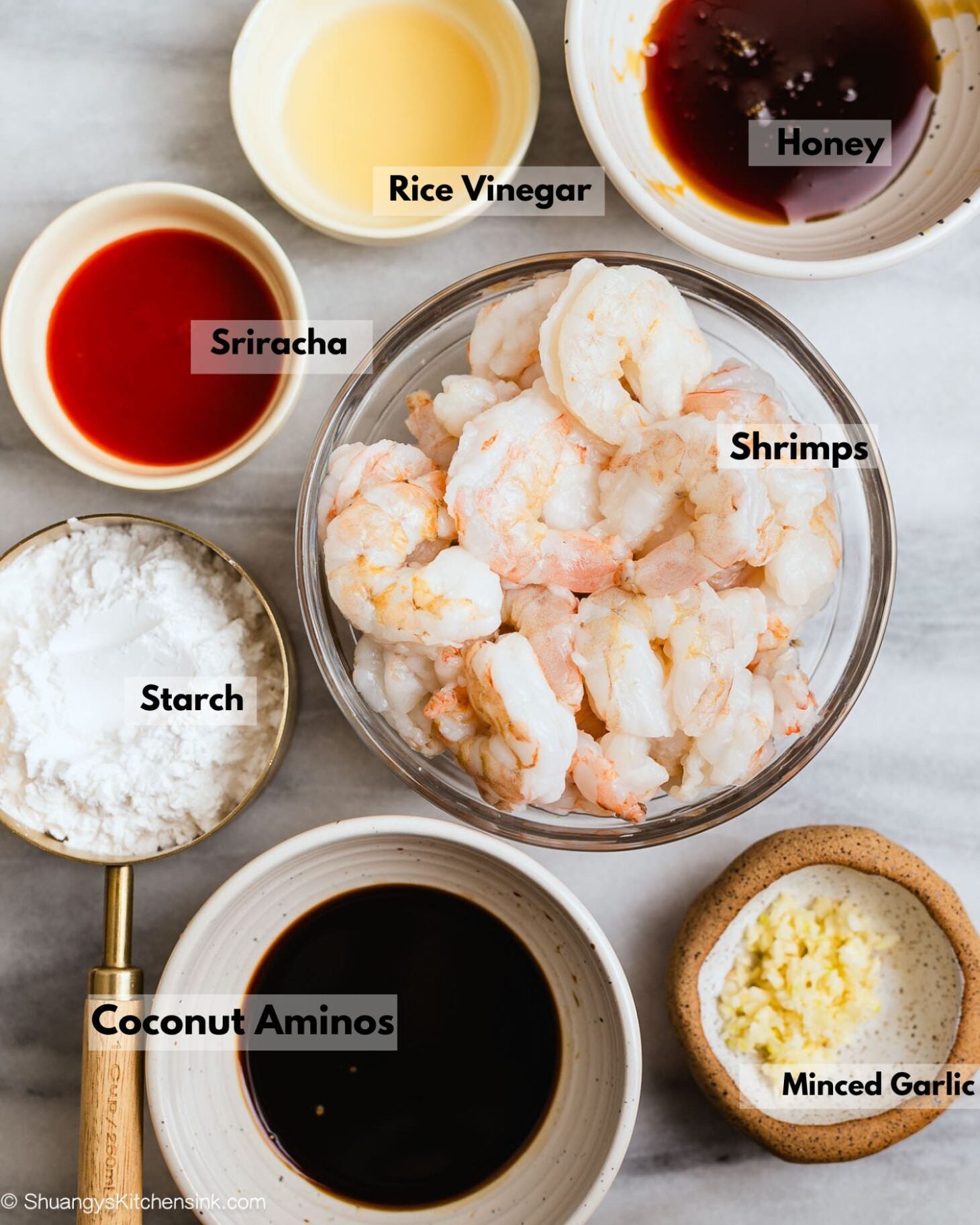 Honey Sriracha Shrimp {20 Minutes} | Shuangy's Kitchensink