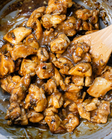 Sesame Ginger Chicken {20 Minutes} | Shuangy's Kitchenink