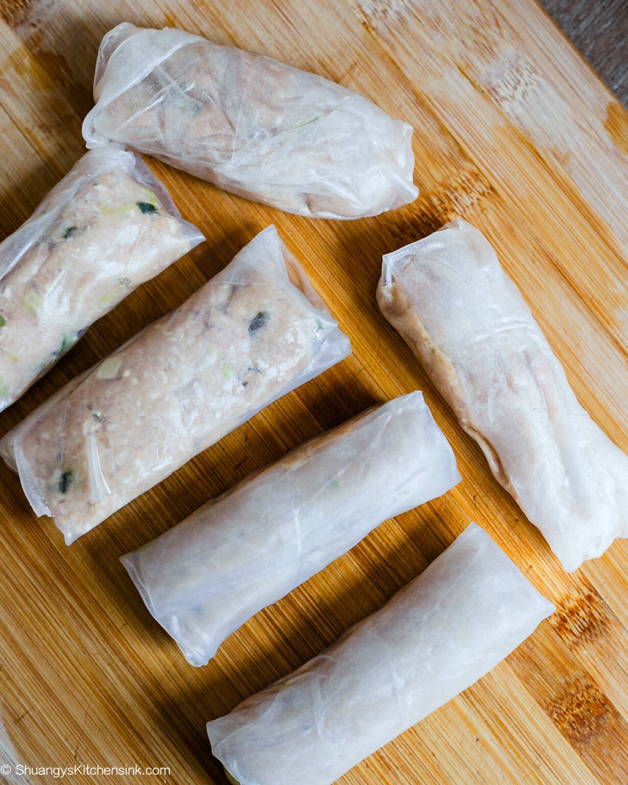 Air Fryer Rice Paper Egg Rolls (Busy-Mom Approved) Shuangy's Kitchensink