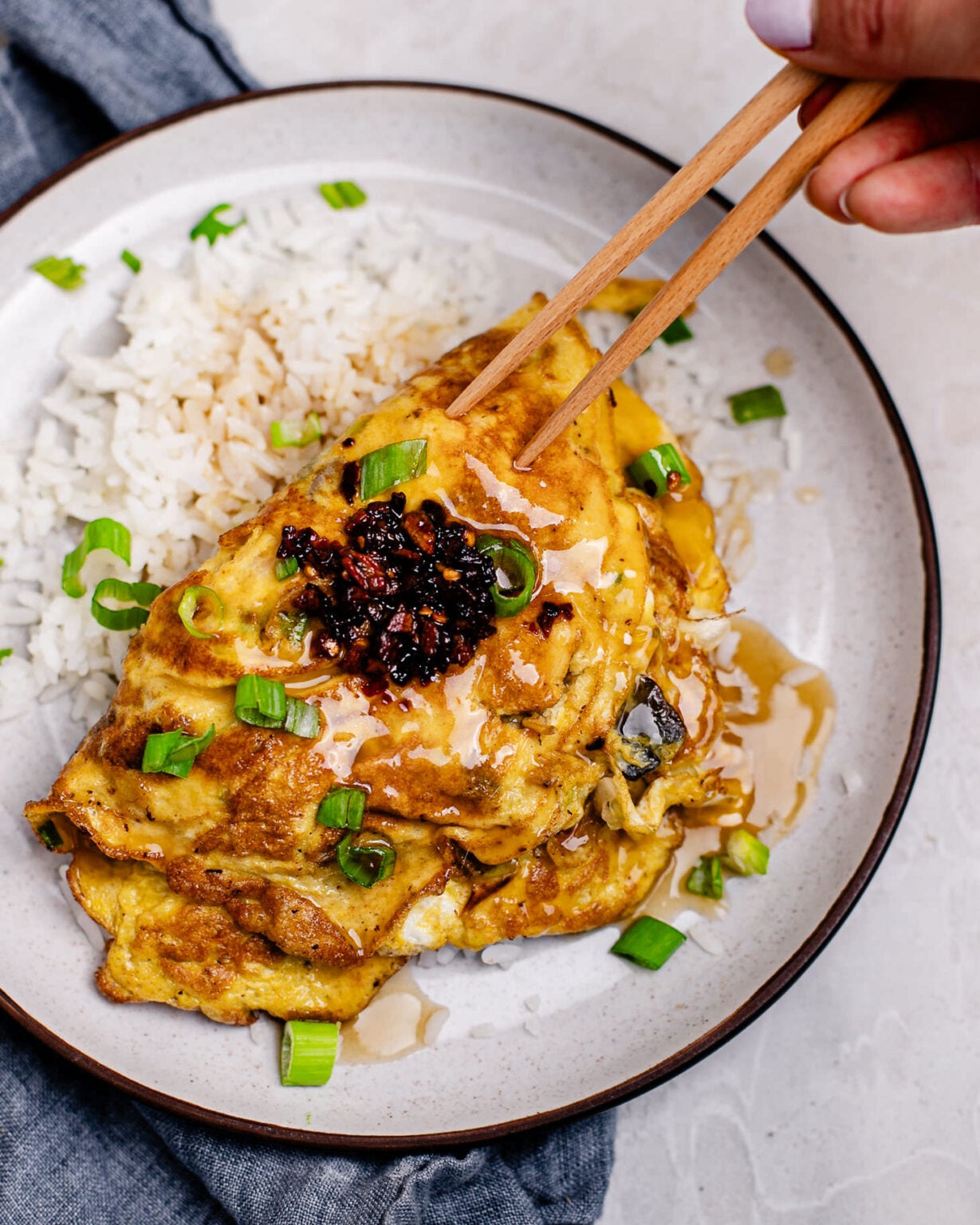 Shrimp Egg Foo Young {Easy Chinese Omelet}| Shuangy's Kitchensink